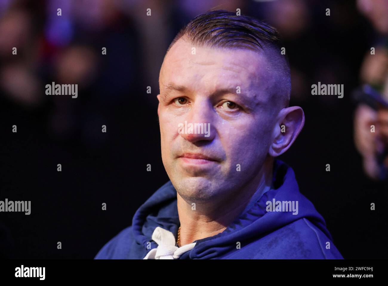 Tomasz Adamek of Poland seen during XTB KSW EPIC Media Training before ...