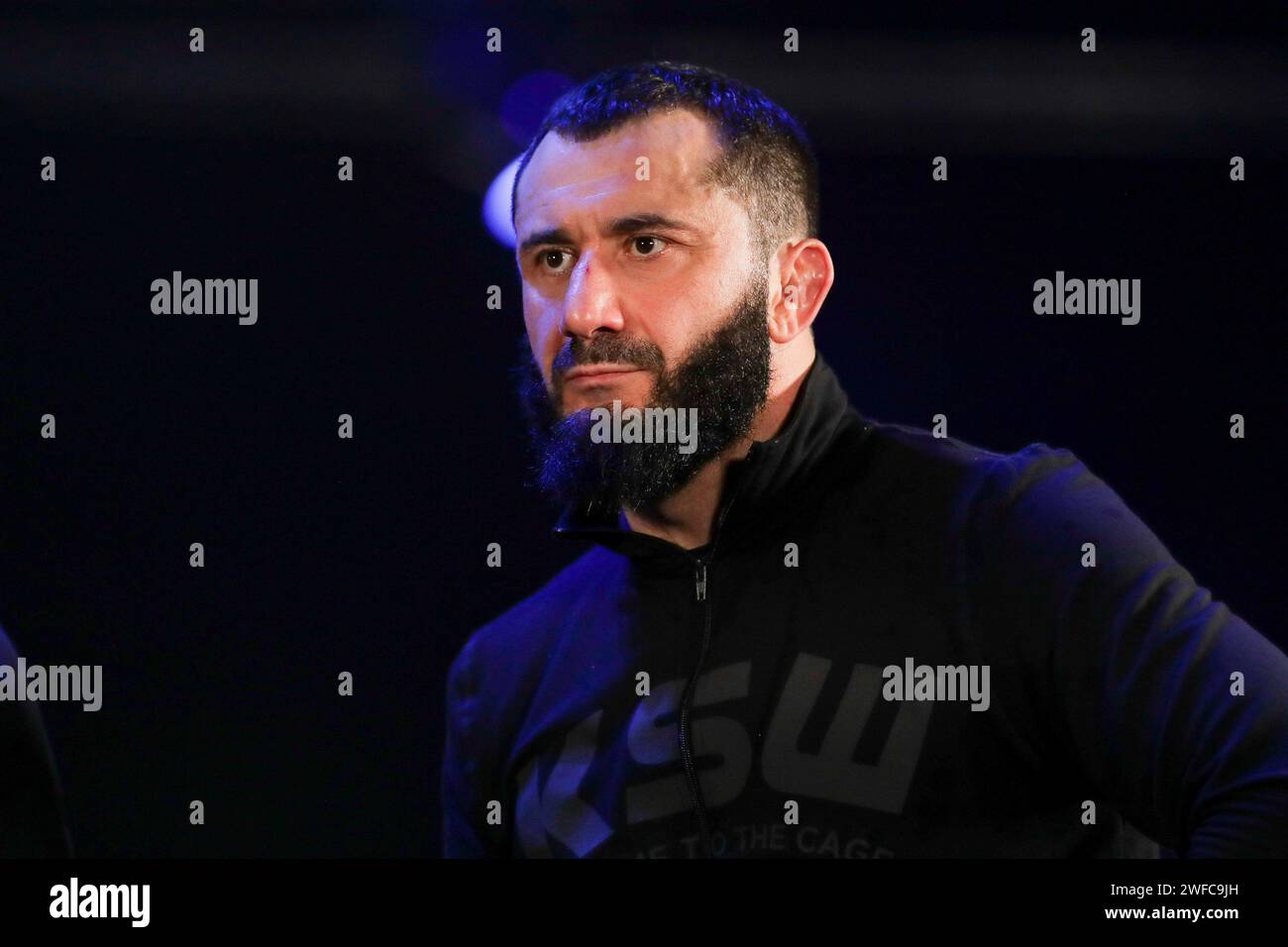 Mamed Chalidow of Poland seen during XTB KSW EPIC Media Training before ...