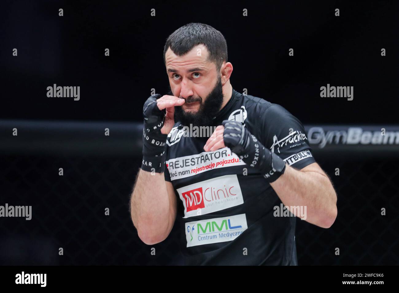 Mamed Khalidov of Poland seen during XTB KSW EPIC Media Training before ...