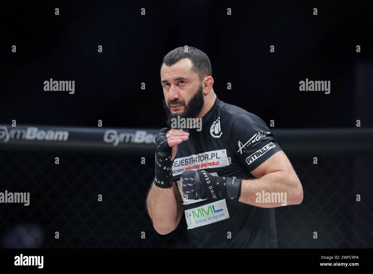 Mamed Khalidov of Poland seen during XTB KSW EPIC Media Training before ...