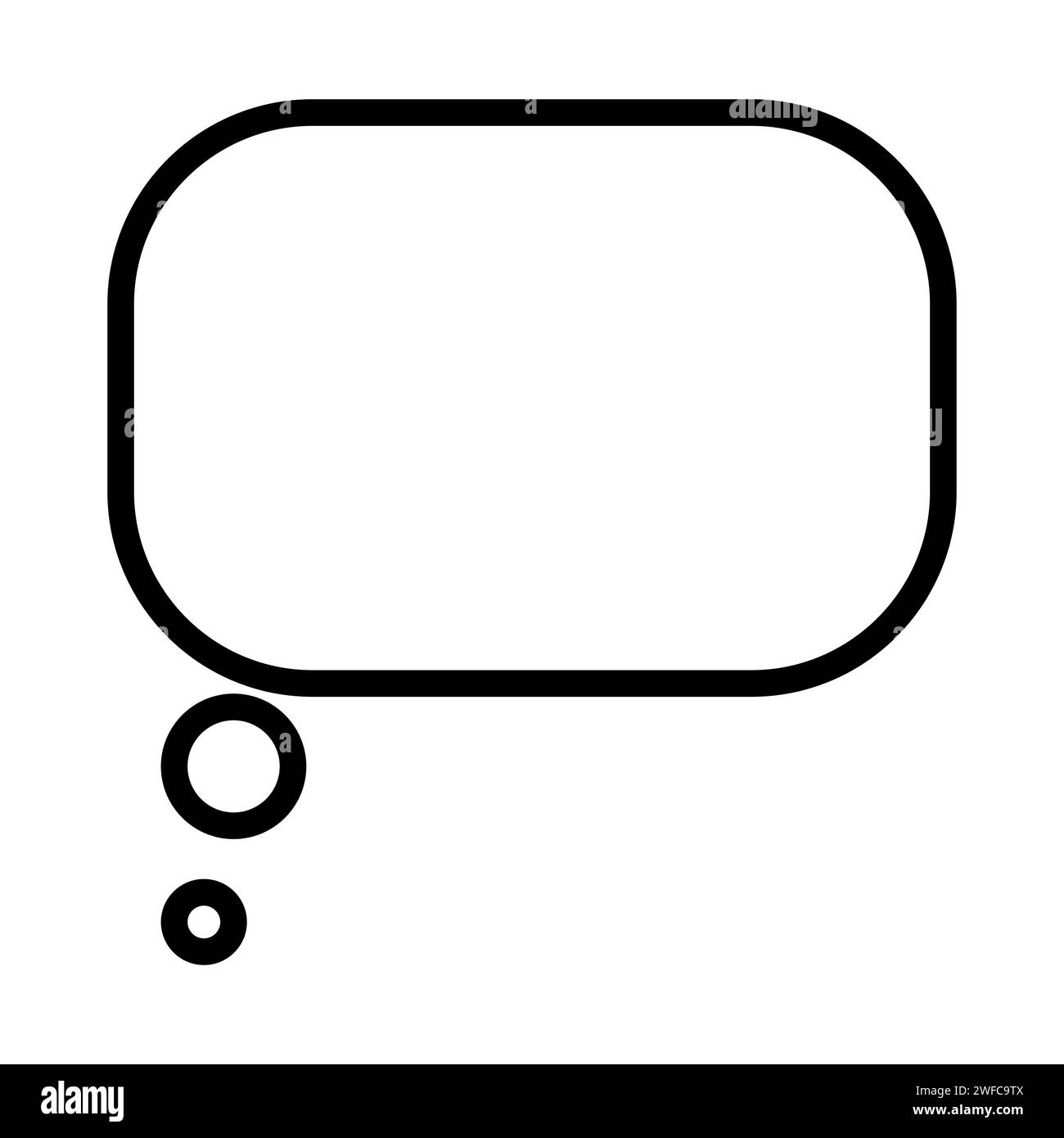 Dialogue box icon Black and White Stock Photos & Images - Alamy