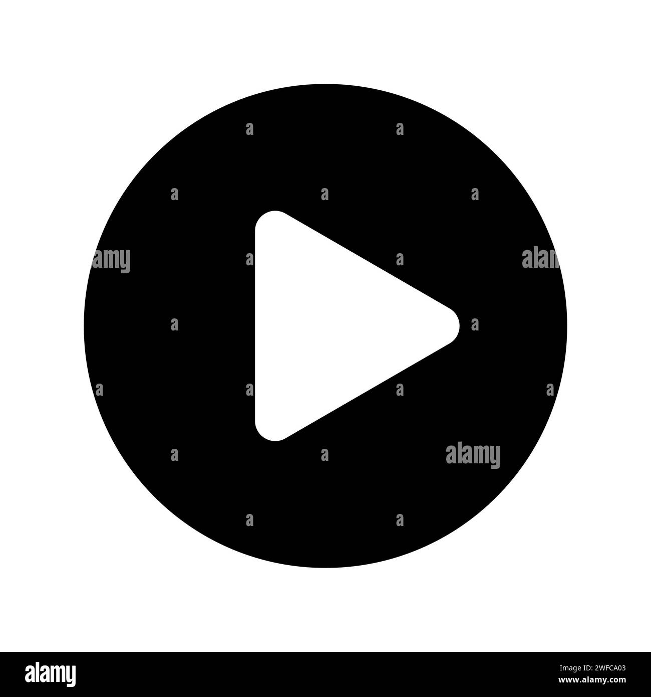 Play icon. Movie sign. Audio record element. Multimedia concept. Mobile ...