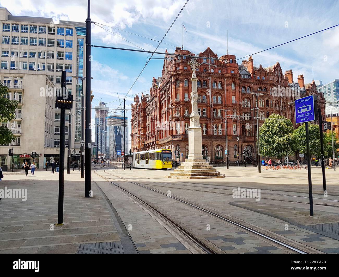 Portland Street Railway in Manchester, England Stock Photo - Alamy
