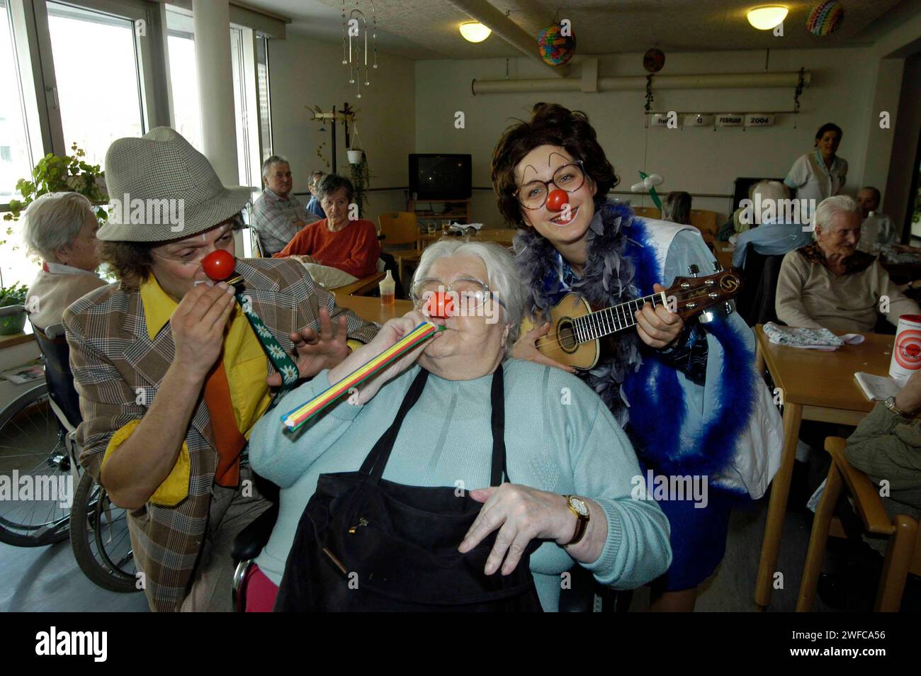 red nose as symbol for clowndoctor, laughter as medicine and therapy ...