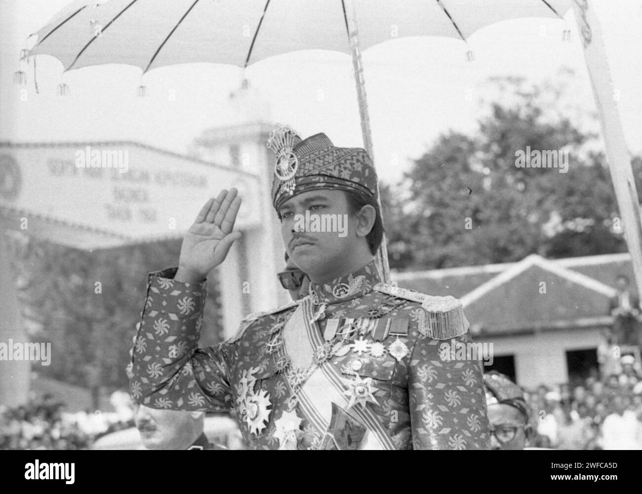 Sultan Hassanal Bolkiah, 22, of Brunei, is pictured during his ...
