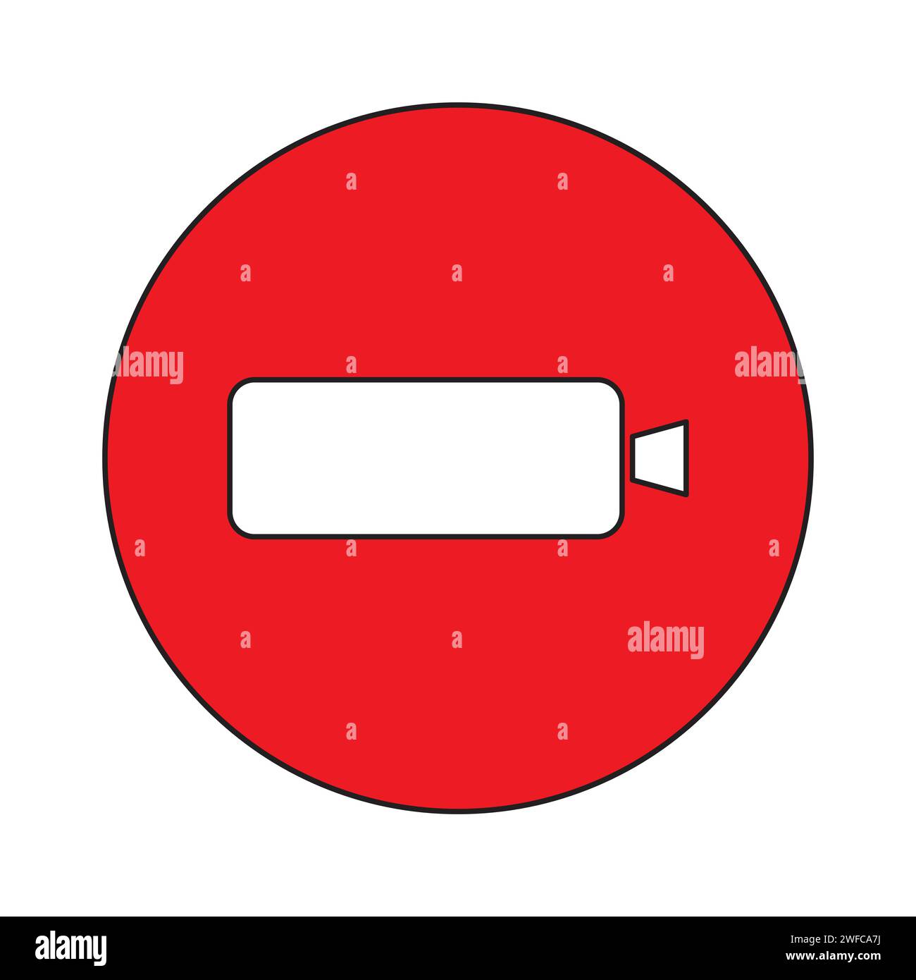 Red one camera Stock Vector Images - Alamy