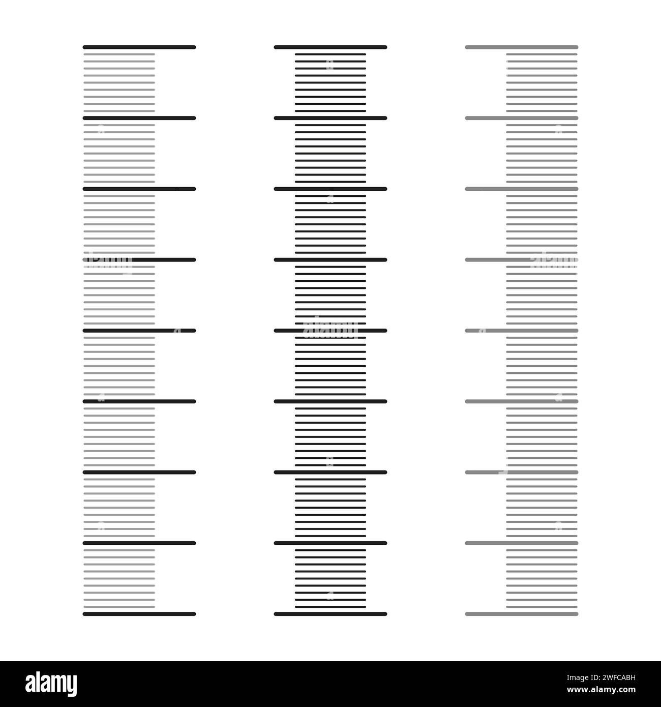 vertical rulers. Vector illustration. Stock image. EPS 10 Stock Vector Image & Art - Alamy