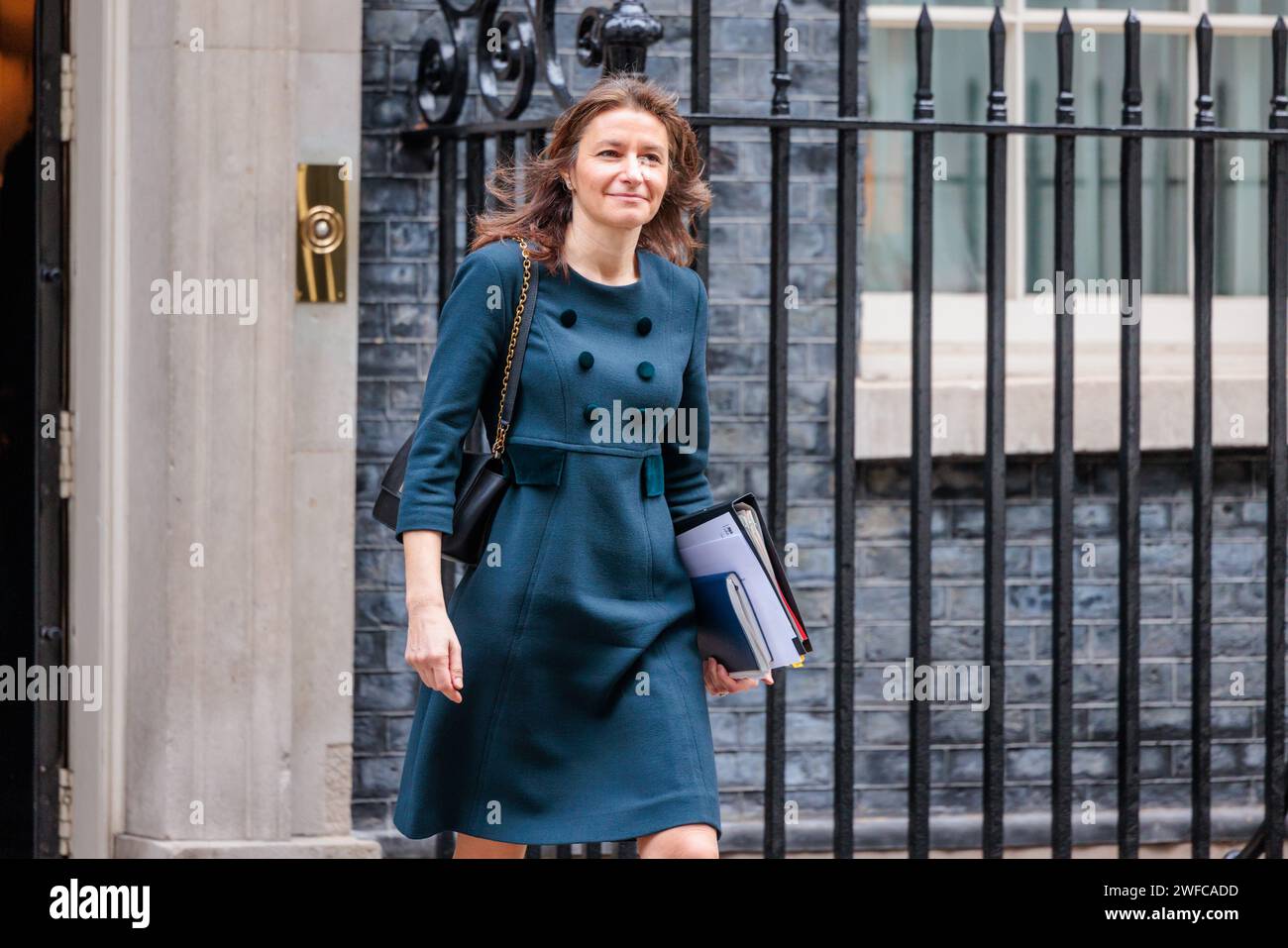 Downing Street, London, UK. 30th January 2024. Lucy Frazer MP, Culture ...