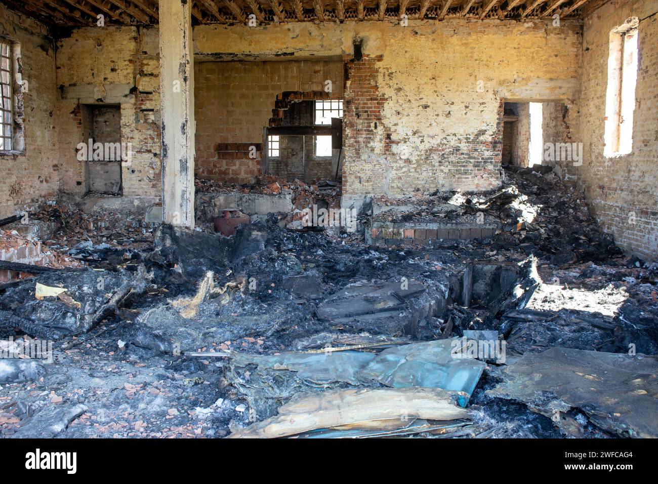 Burned the soot hi-res stock photography and images - Alamy