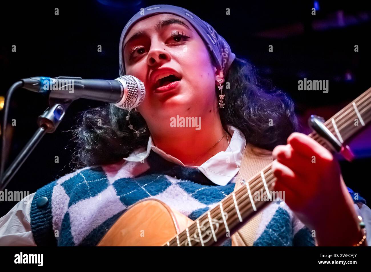 Edinburgh, Scotland. Mon 29 January 2024. FIZA onstage at iconic ...