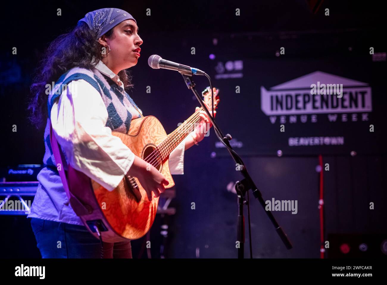Edinburgh, Scotland. Mon 29 January 2024. FIZA onstage at iconic ...