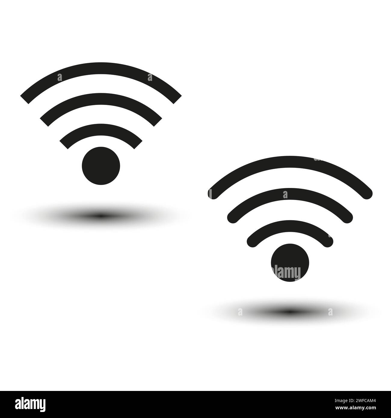 Free wifi hotspot icons Stock Vector Images - Alamy