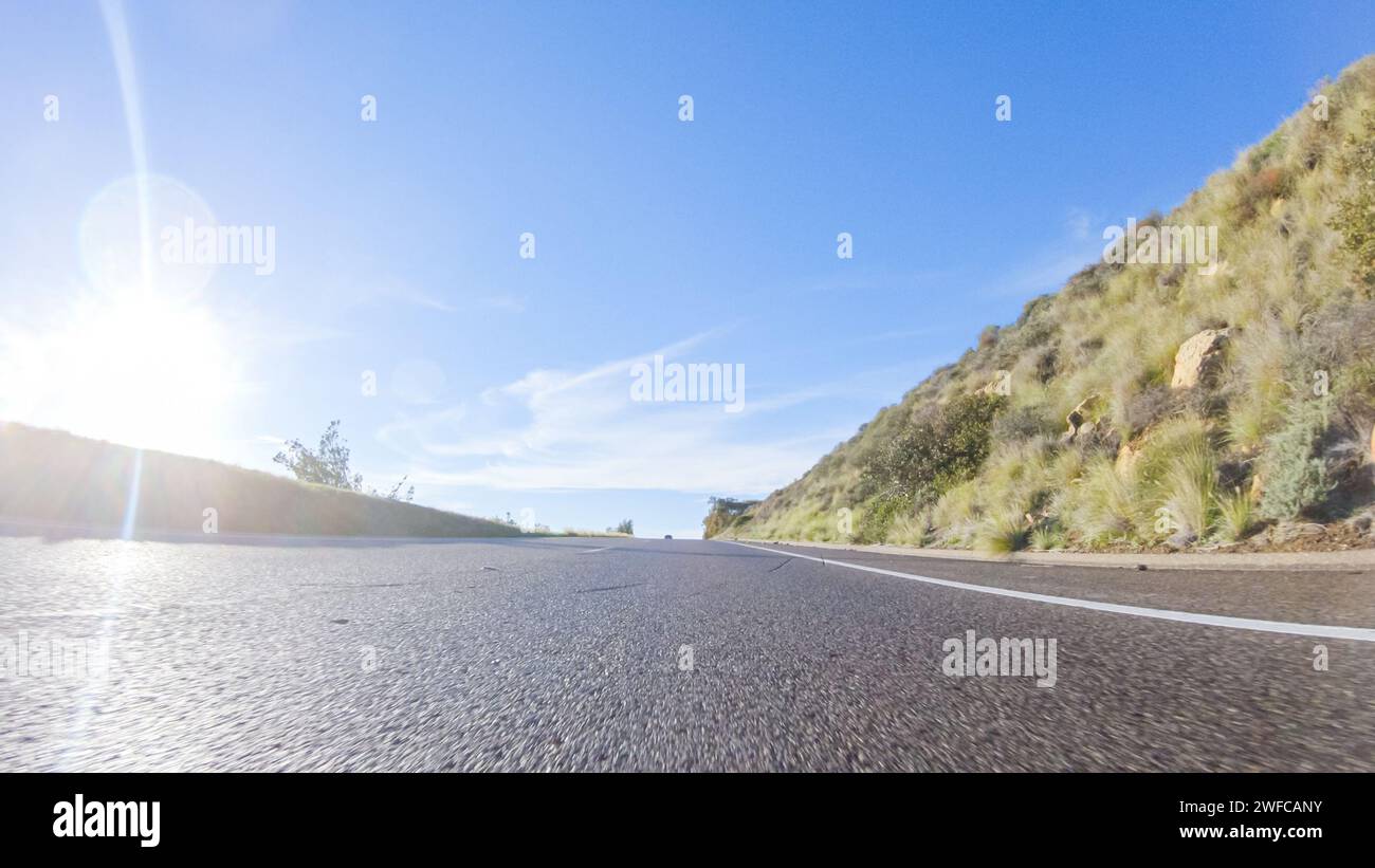 Daytime Journey on HWY 101 Near California Coast Stock Photo - Alamy