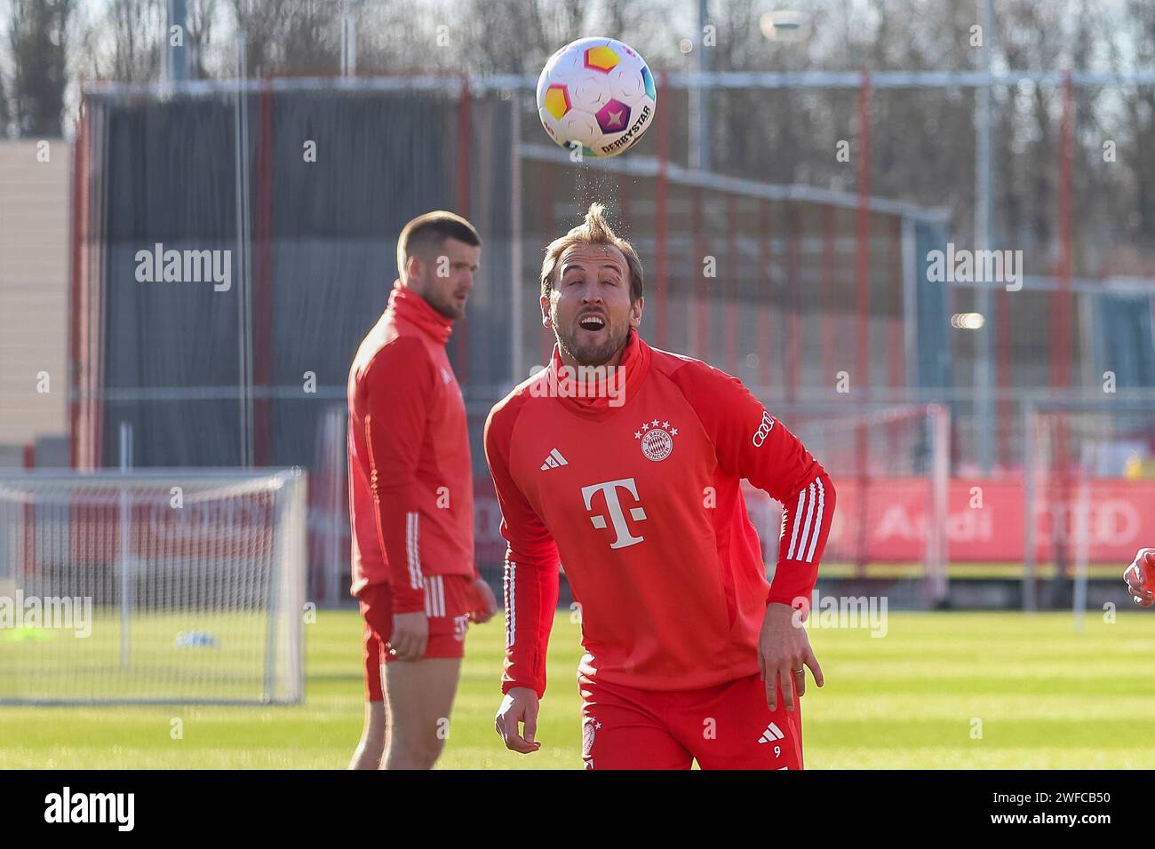 Muenchen, Deutschland. 30th Jan, 2024. Harry Kane (FC Bayern Muenchen ...