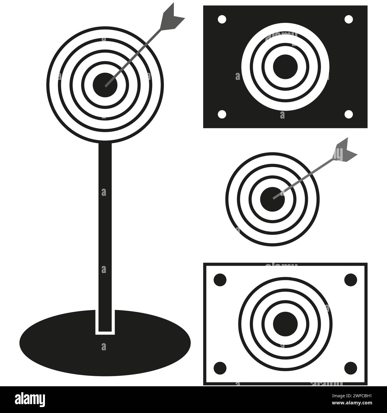 Accuracy image Stock Vector Images - Alamy