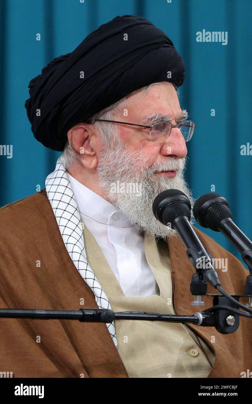 Tehran, Iran. 30th Jan, 2024. Iranian Supreme Leader Ayatollah ALI ...