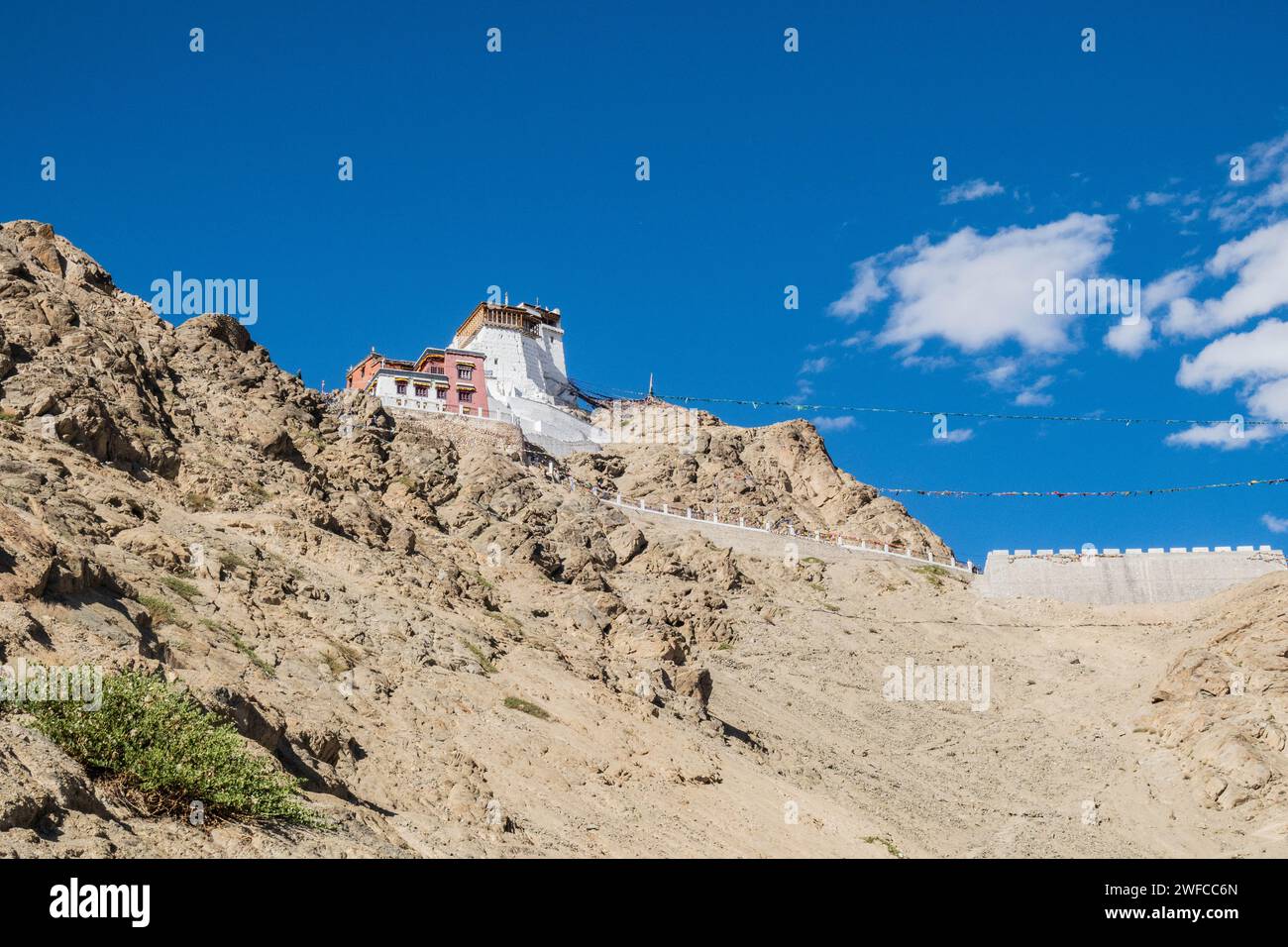 Trekking to Namgyal Tsemo Monastery in beautiful light, Leh, Ladakh ...