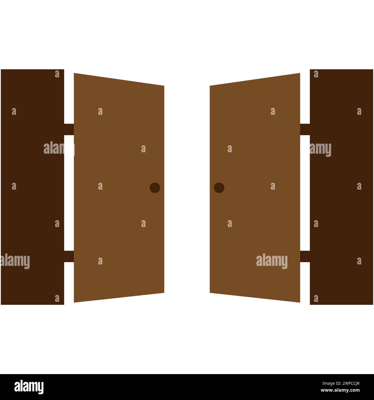 Doors Great Design For Any Purposes Vector Illustration Stock Image