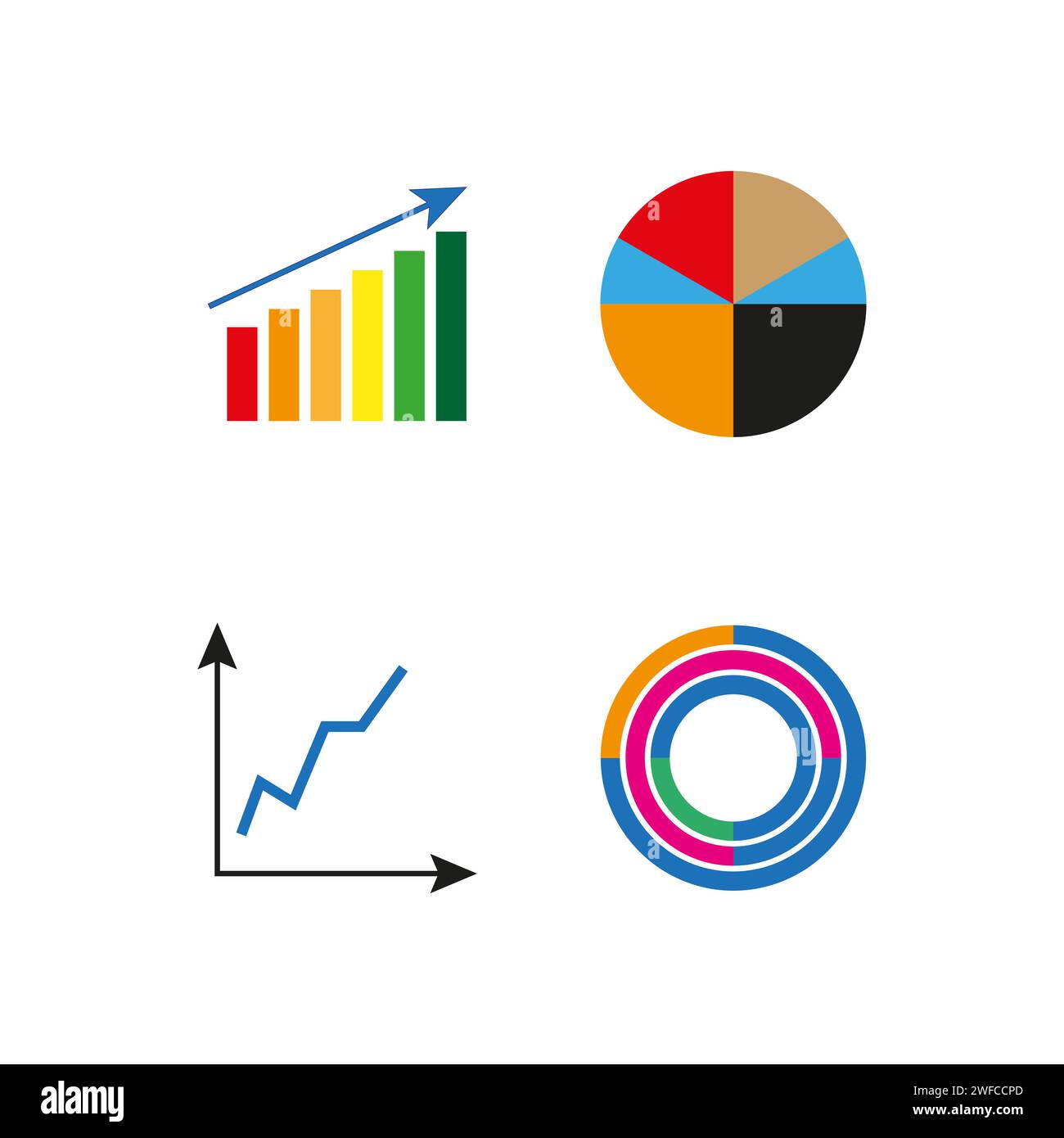 Types of charts and graphs hi-res stock photography and images - Alamy