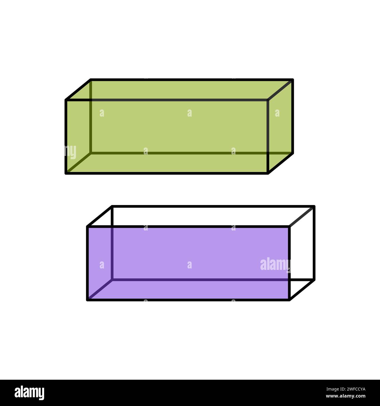 Three-dimensional rectangles. Team concept. Vector illustration. stock ...