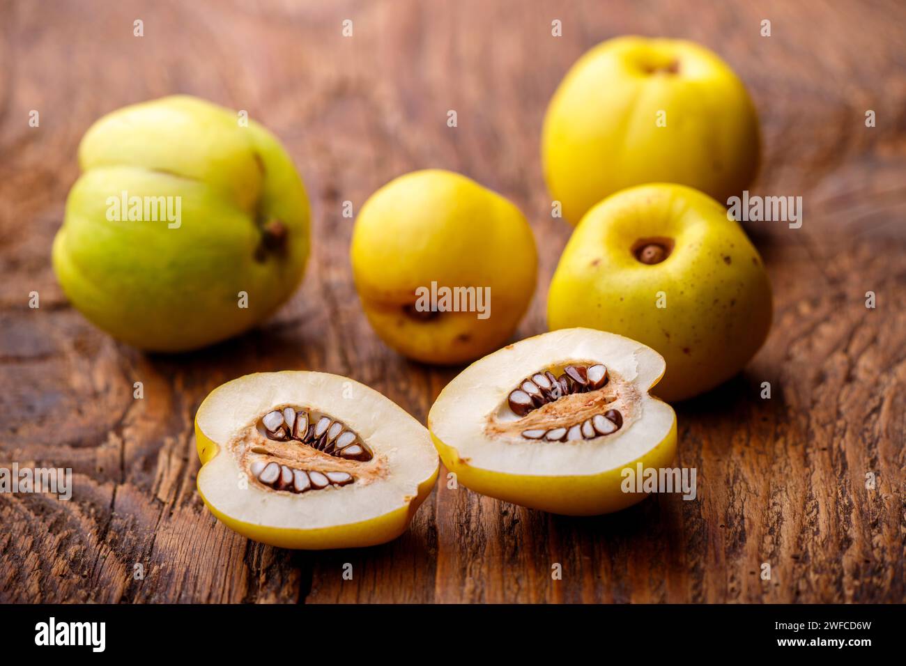 Cut open quince hi-res stock photography and images - Alamy