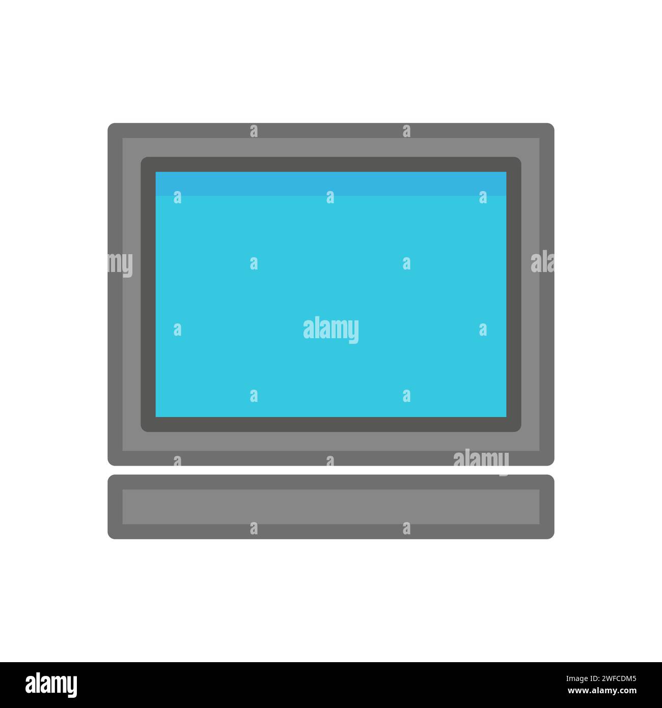 computer icon. Modern technology device screen. Flat pc symbol. Vector ...