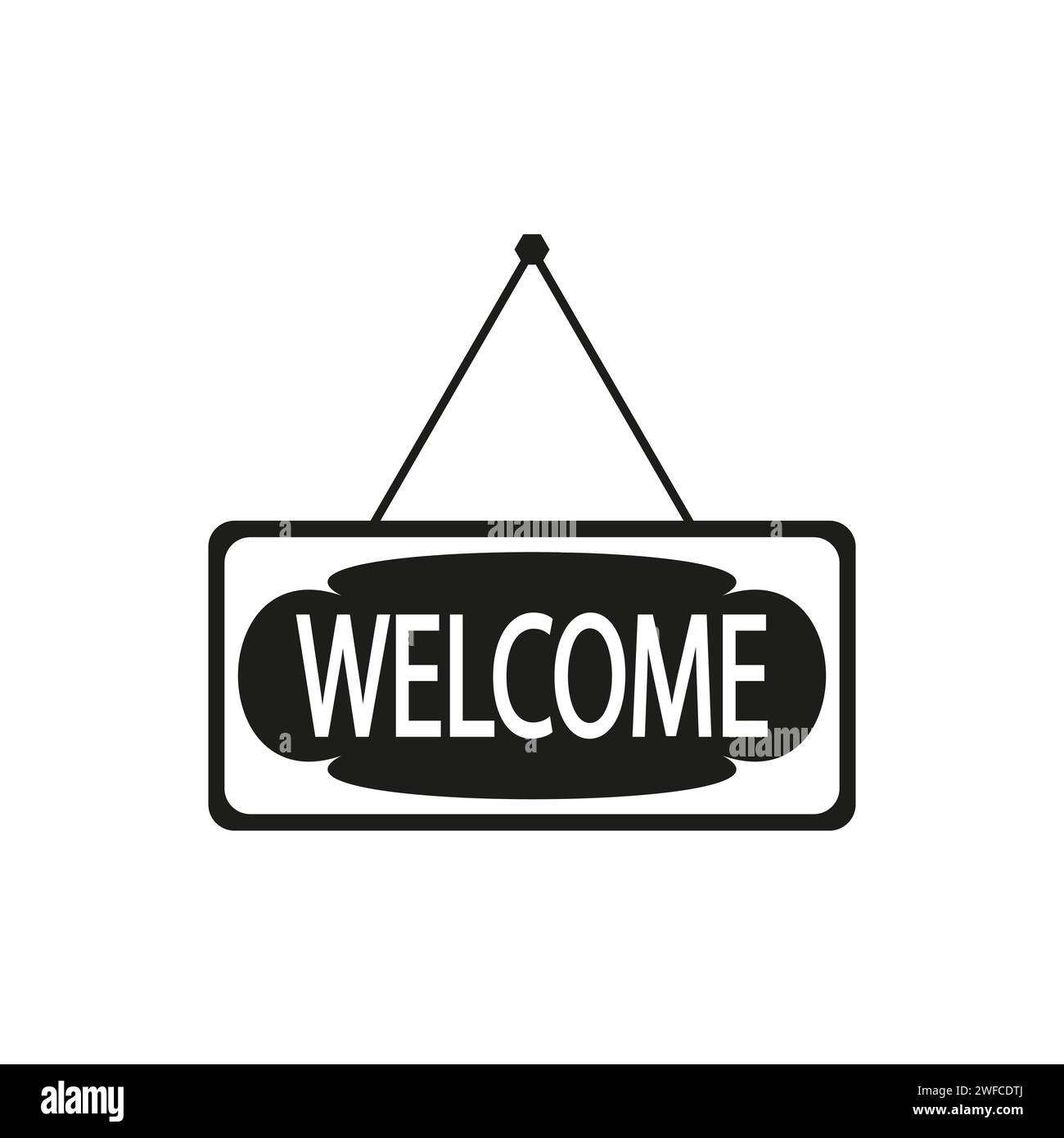 sign welcome. Vector illustration. stock image. EPS 10 Stock Vector ...