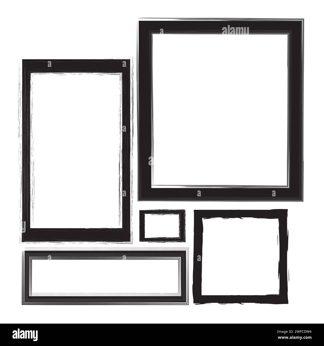 Sketch icon with rectangles squares for banner design.Vector ...