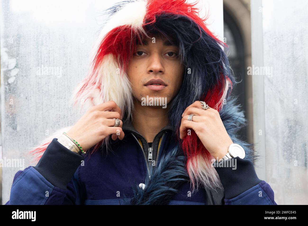 Copenhagen, Denmark. January 30th, 2024. Kiola, an artist from France ...