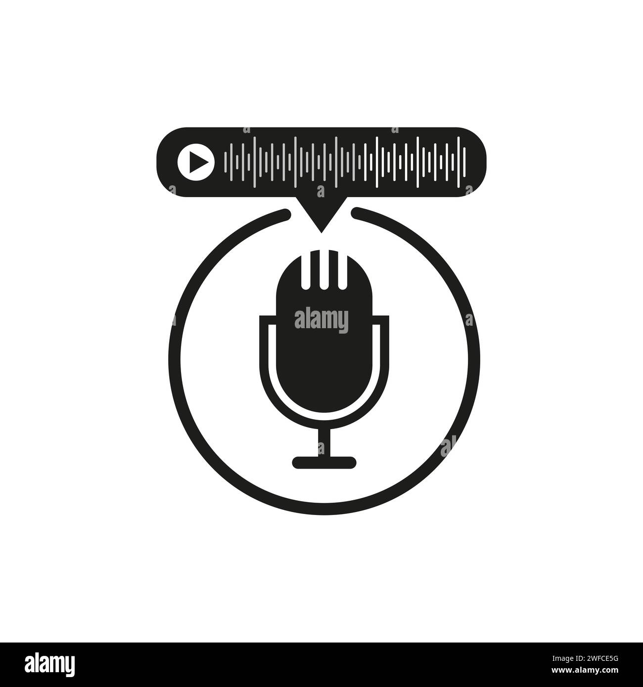 microphone icon sound. Vector illustration. EPS 10 Stock Vector Image ...