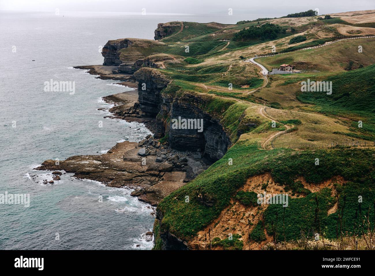 European coastline. Atlantic ocean. Spain Stock Photo - Alamy