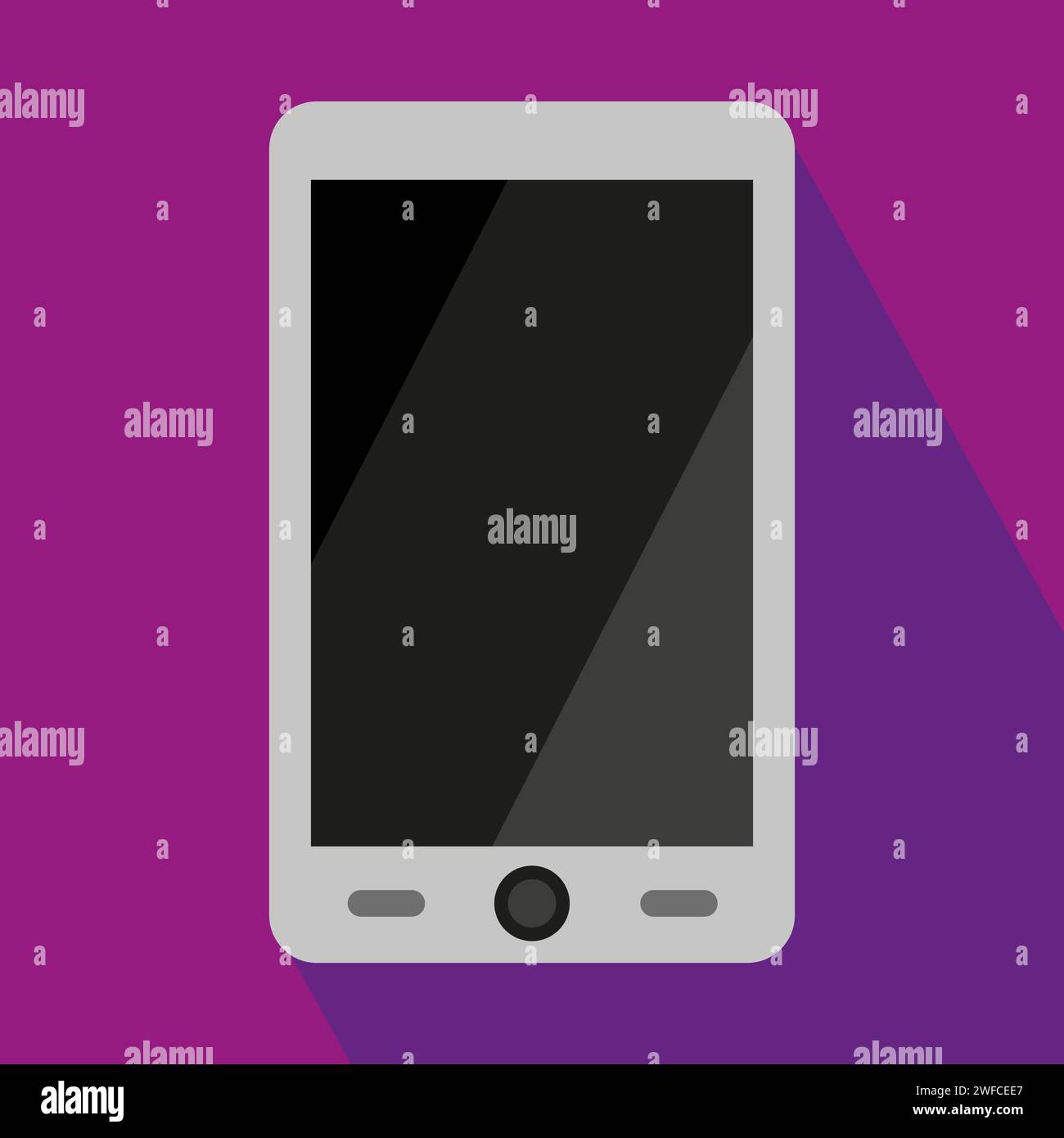 Modern phone, great design for any purposes. Smartphone message ...