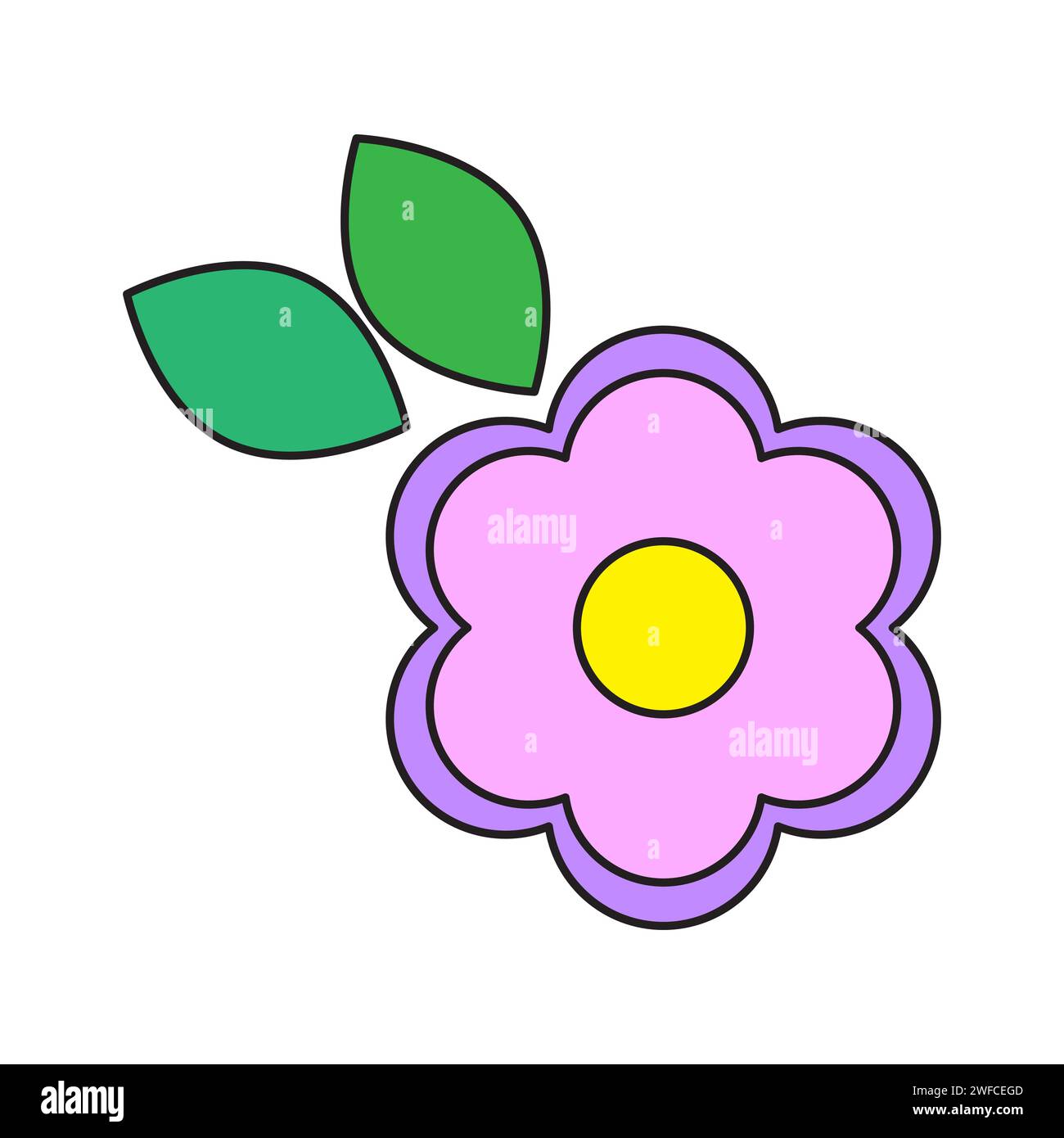 Artistic flower image Stock Vector Images - Alamy