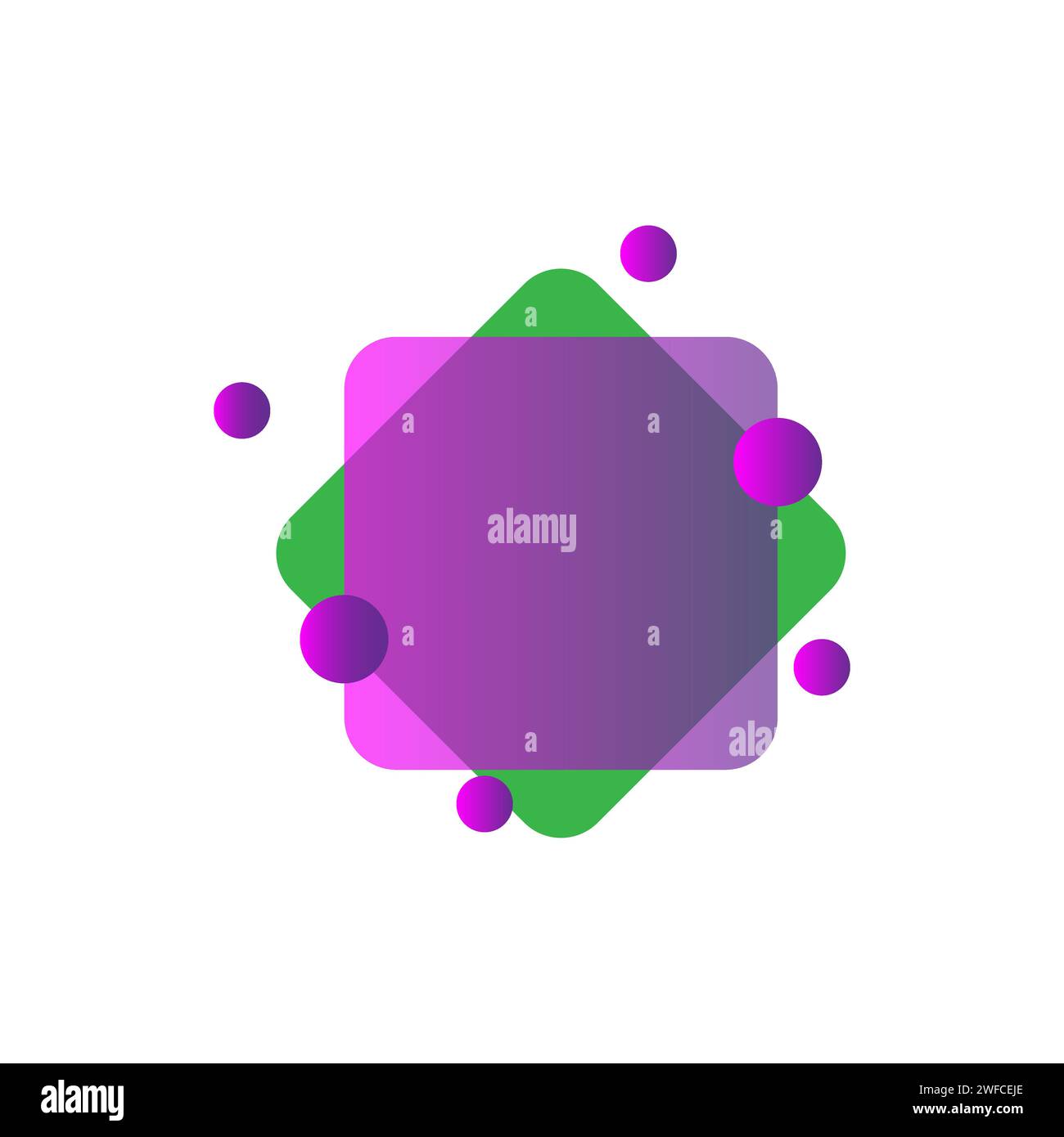 Color spots shapes. Gradient circle line pattern design. Logo template ...