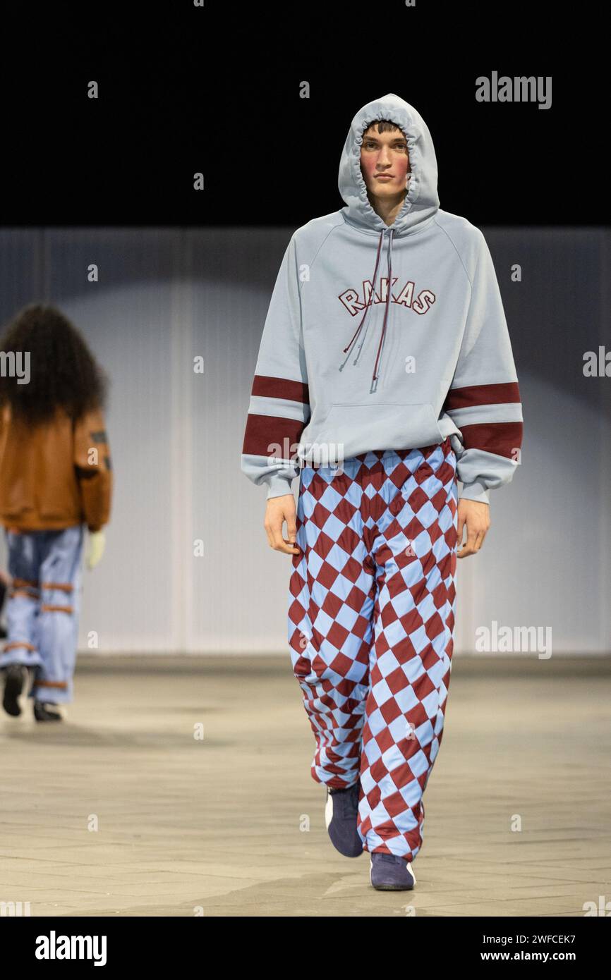 Copenhagen, Denmark. January 30th, 2024. A model on the catwalk at the ...