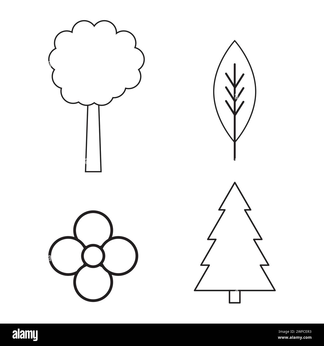 Plant leaf sign. Simple minimal pictogram. Vector illustration. stock ...