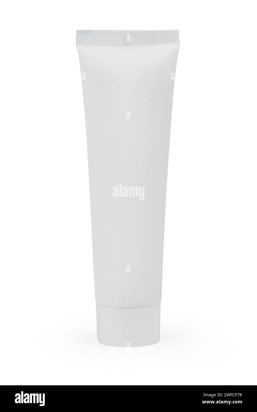 Blank White cosmetic tube pack Of Cream Or Gel. Ready for your package ...