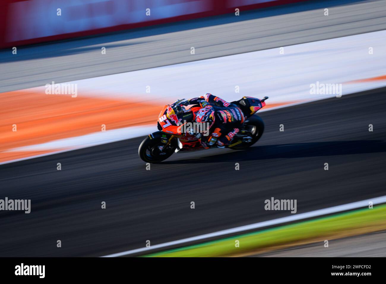 Spanish Moto2 rider Pedro Acosta of the KTM Red Bull Ajo team during ...