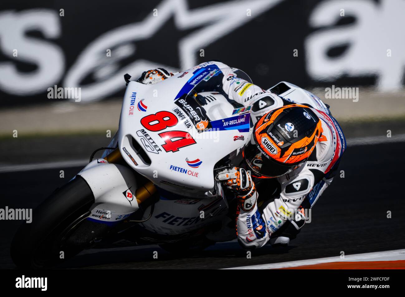 Dutch Moto2 rider Zonta Van Den Goobergh during the Motul Comunidad ...