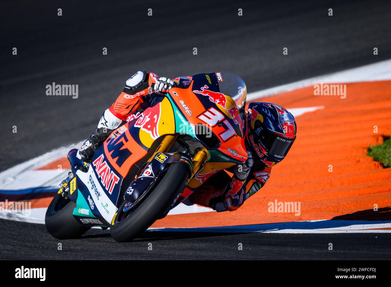 Spanish Moto2 rider Pedro Acosta of the KTM Red Bull Ajo team during ...