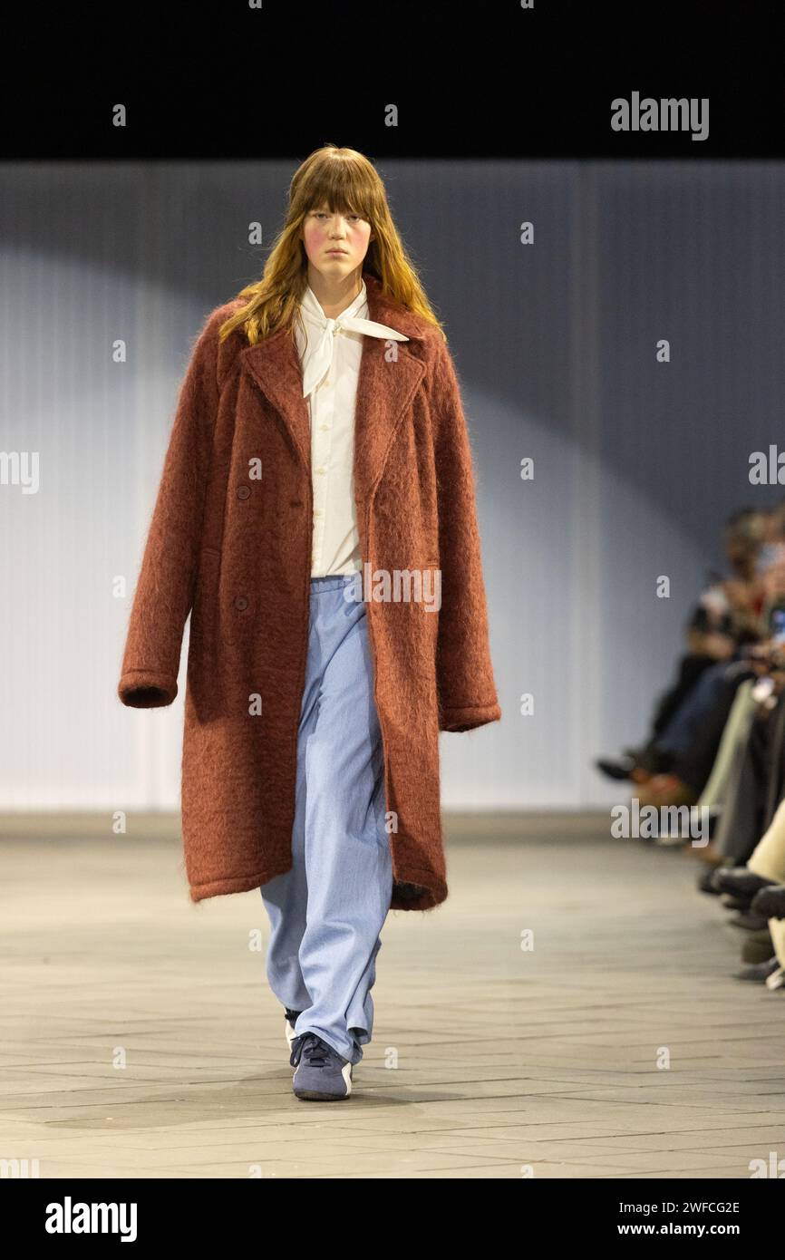 Copenhagen, Denmark. January 30th, 2024. A model on the catwalk at the ...