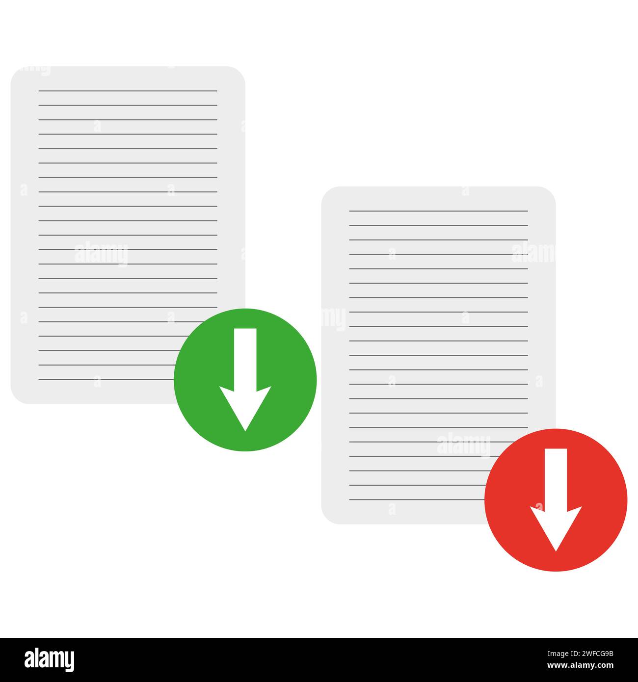 Document upload icon. Load internet data symbol. Vector illustration ...