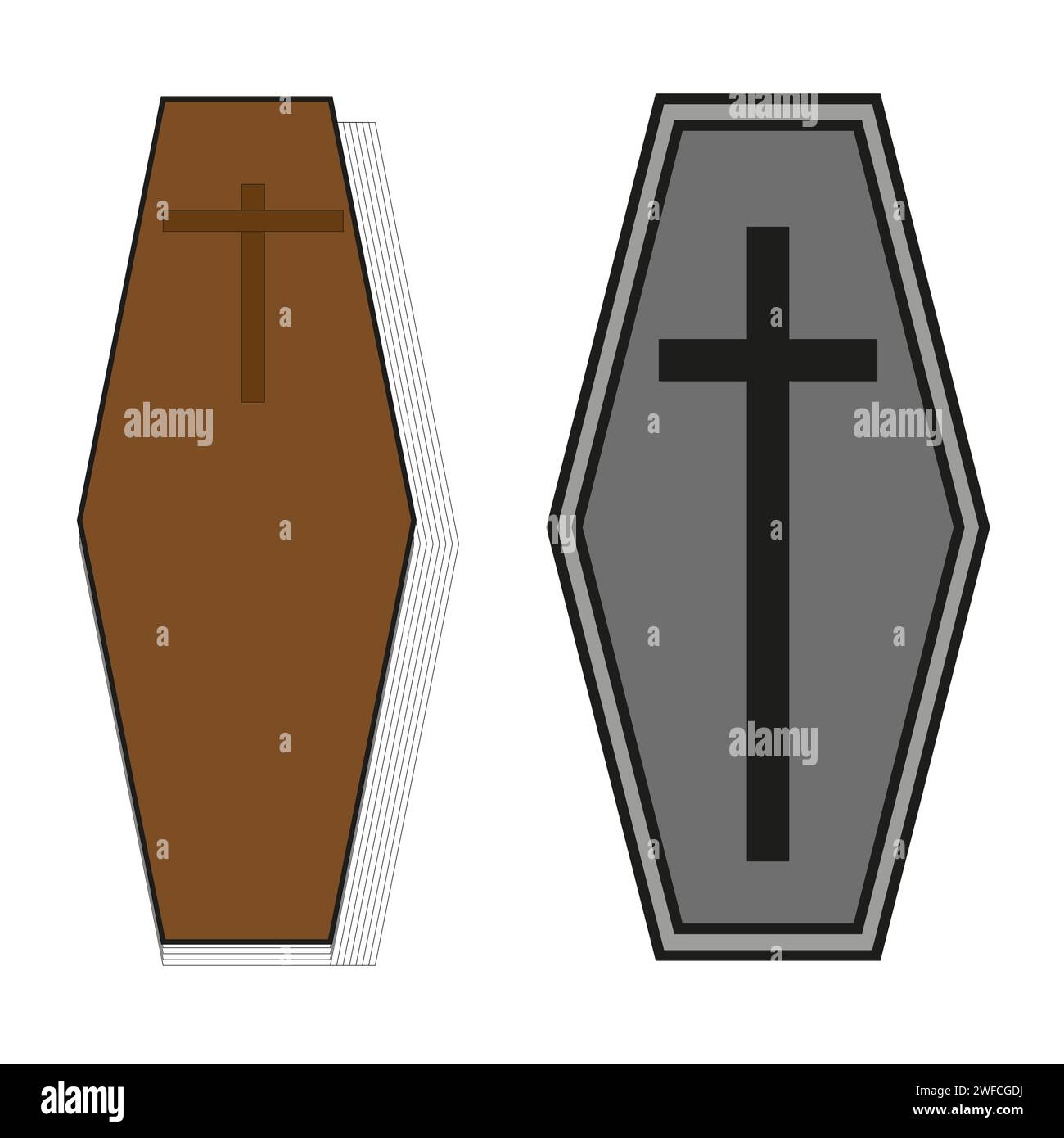 Cross body style Stock Vector Images - Alamy