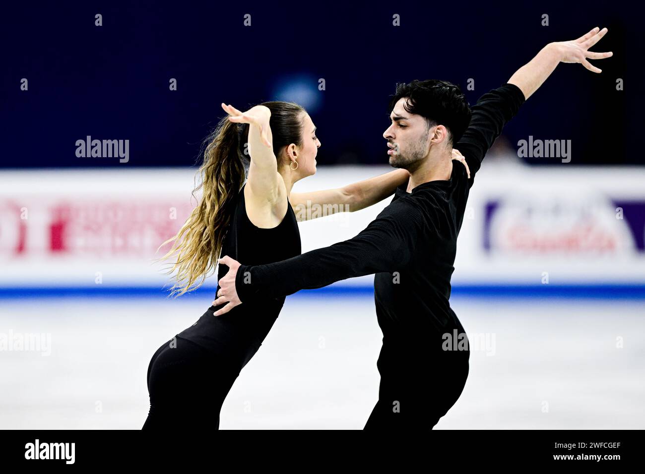 Shanghai, China. 30th Jan, 2024. Natalia PALLU-NEVES & Jayin PANESAR ...