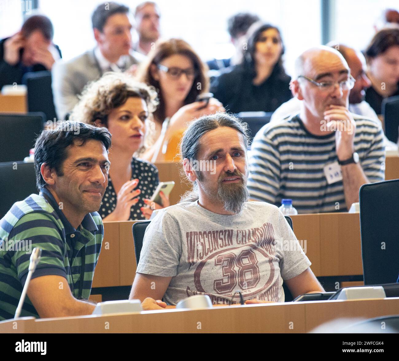 7th July 2014 - Brussels, Belgium - Luke 'Ming' Flanagan MEP pictured ...