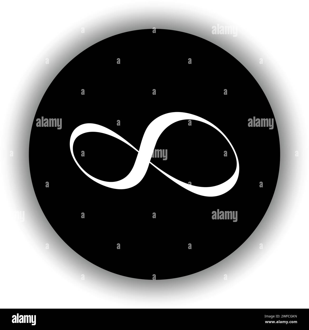 Infinity sign. Logo symbol. Creative design. Arrow icon. Vector ...