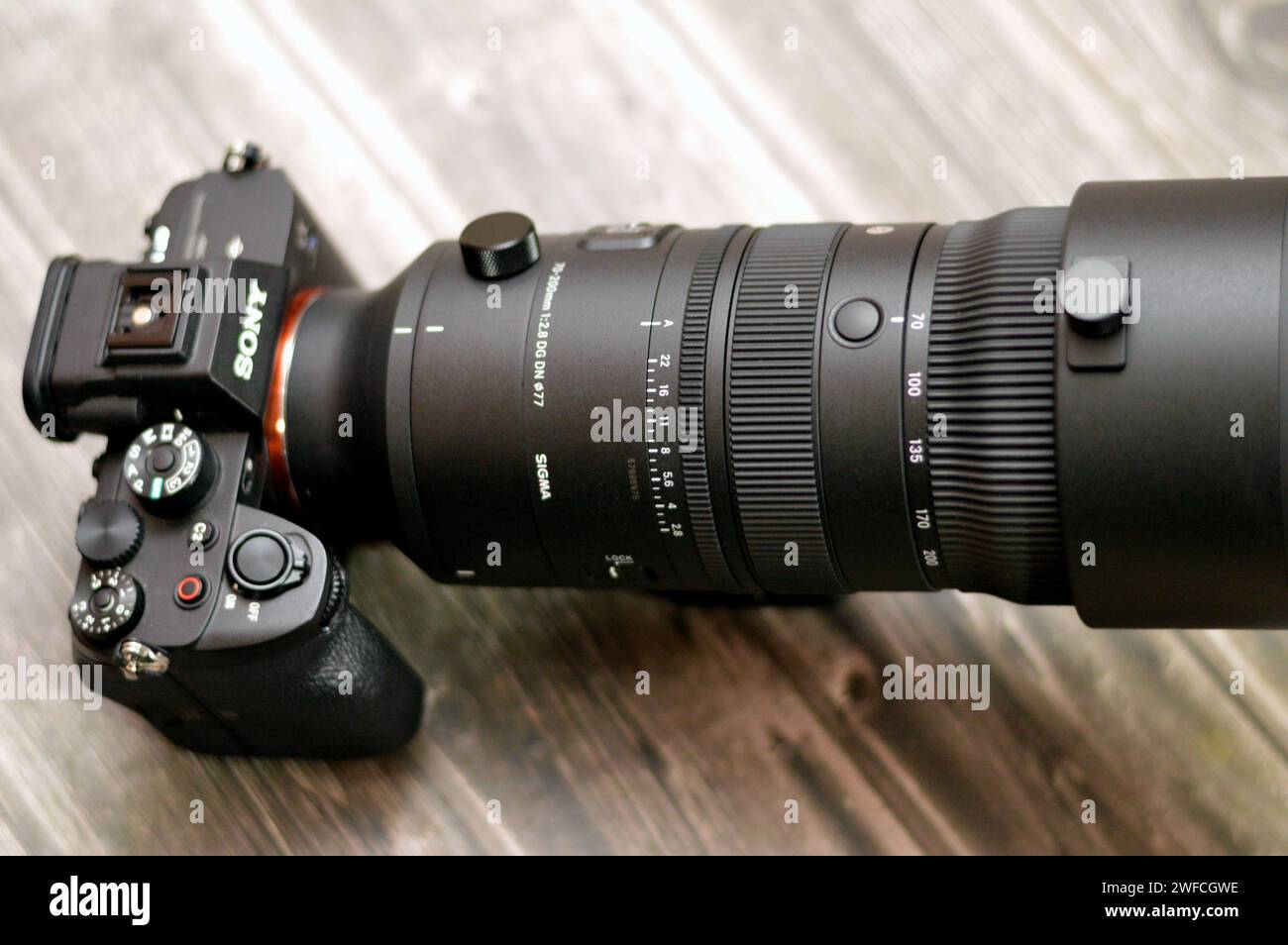 Cairo, Egypt, January 25 2024: Sigma 70-200mm f: 2.8 DG DN OS Sports ...