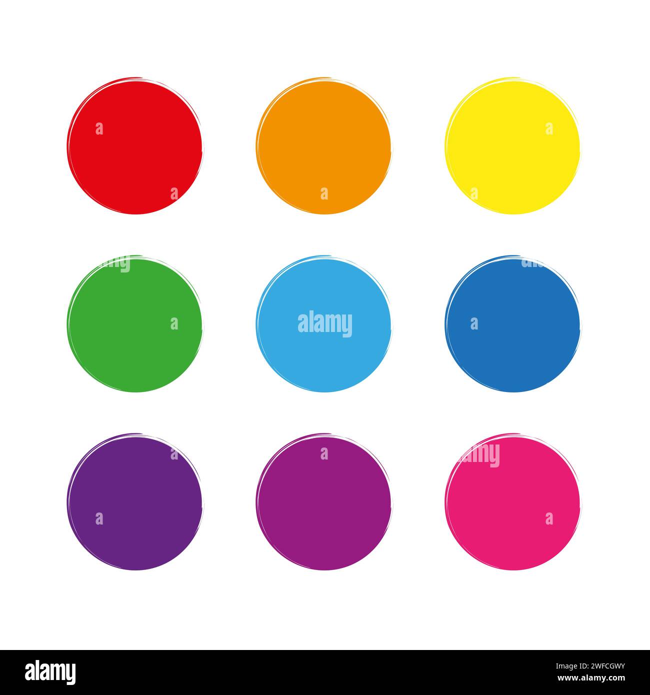 Colored circles. Vector illustration. stock image. EPS 10 Stock Vector ...