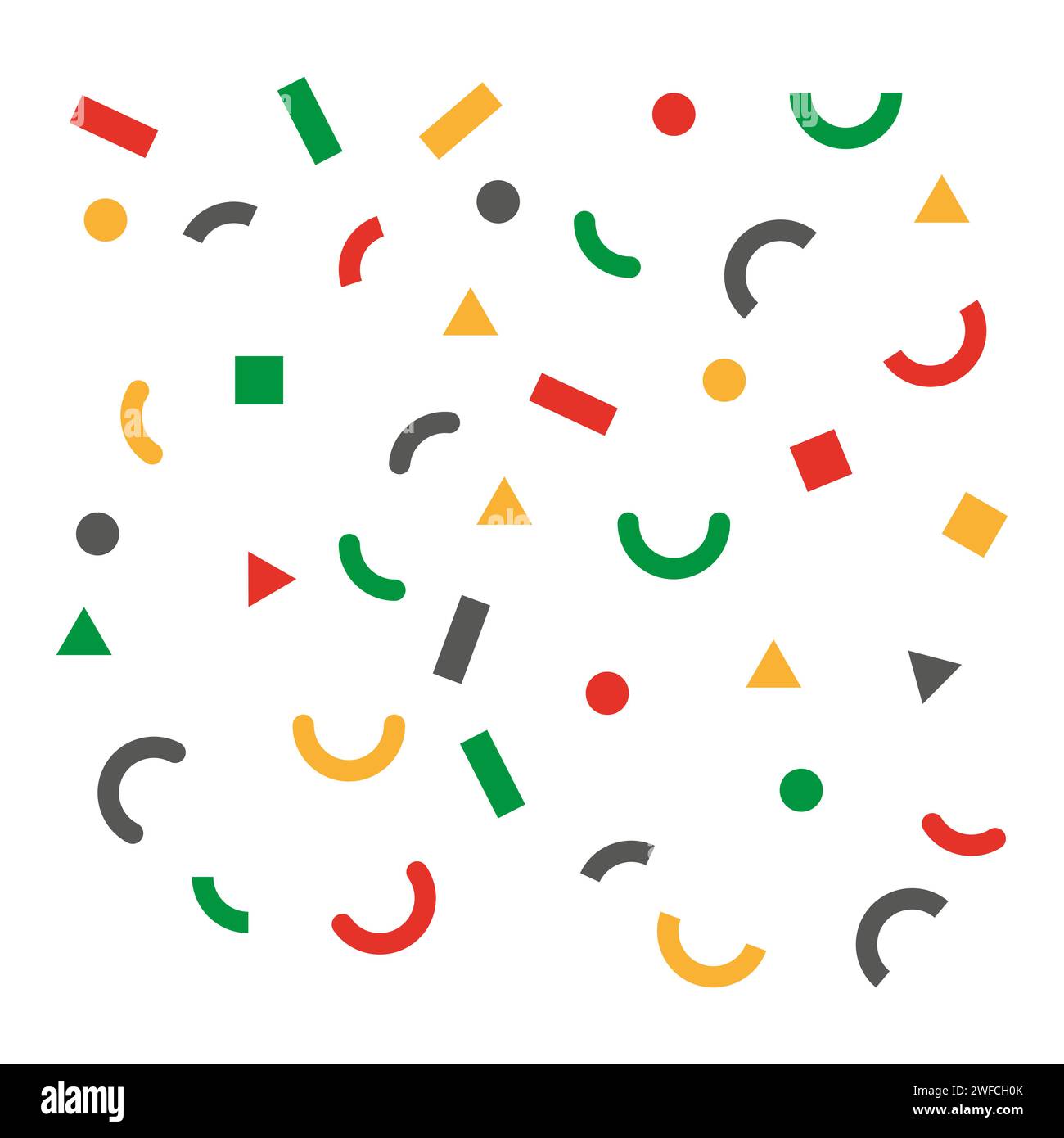 Color Abstract Background Figures Fabric Pattern Vector Illustration