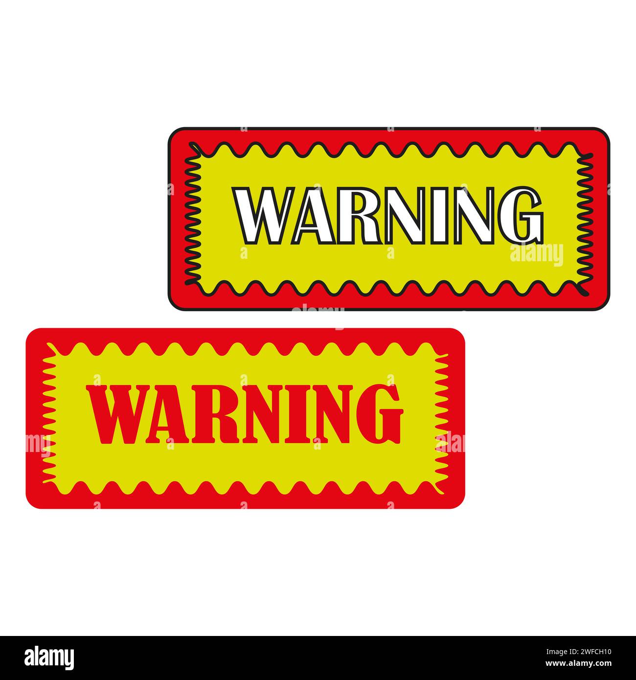 Abstract warning plate. Attention sign. Vector illustration. stock ...